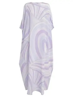 Emilio Pucci Iride Kaftan Maxi Dress - Purple
