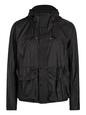 TEN C Skye Panelled Shell Jacket - Black