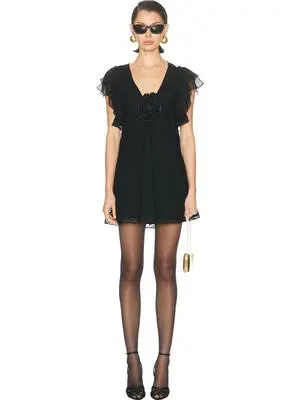 Saint Laurent Mini Dress - Noir