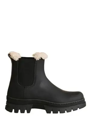 Jenni Kayne Leather Highland Boots - Black