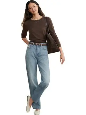 Jenni Kayne Long-sleeve Slim T-shirt - Multicolor,chocolate
