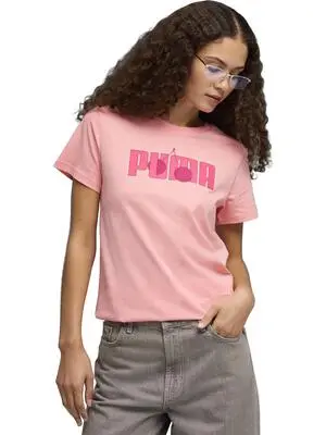 PUMA Printed T-Shirt Pink