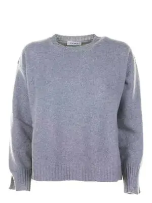 KANGRA Ribbed Knit Sweater - Grey
