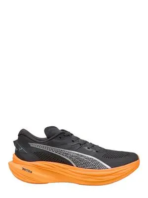 PUMA Deviate Nitro 3in Running Shoes - Dusky Blue Gray/heat Fire