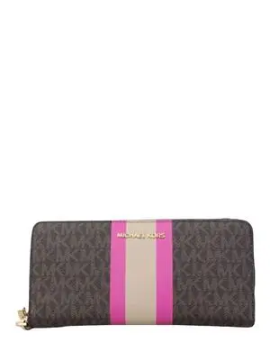 Michael Kors Jet Set Travel Continental Wristlet - Wild Berry