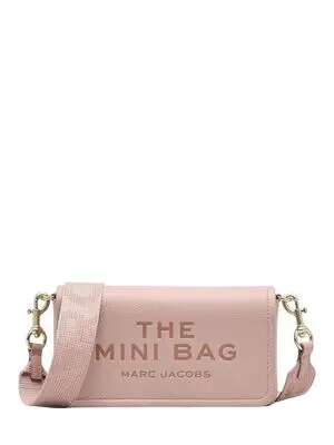 Marc Jacobs The Leather Mini Crossbody Bag - Rose