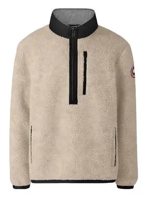 Canada Goose Renfrew Classic Badge Zip Fleece Jacket - Light Tan