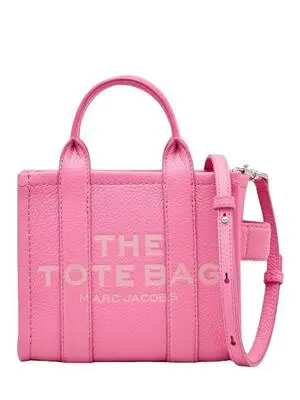 Marc Jacobs The Leather Crossbody Tote Bag - Petal Pink