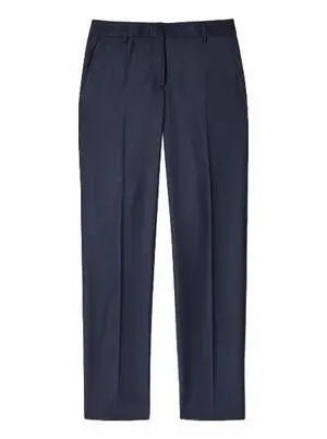 Paul Smith Slim-fit Wool-cashmere Flannel Trousers - Blue