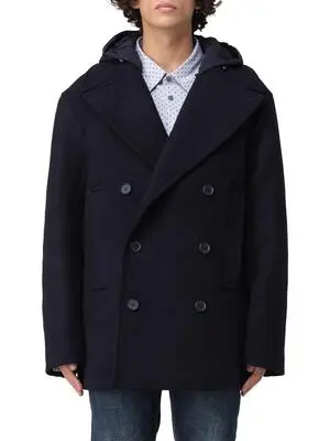 Armani Exchange Double-breasted Coat - Navy