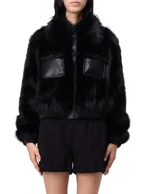 Liu Jo Fur Coat - Black