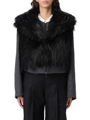 Emporio Armani Fur Coat - Charcoal
