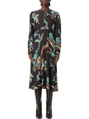 Etro Printed Dress Black