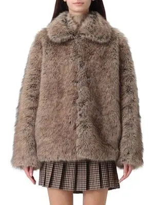 Liu Jo Fur Coat - Brown
