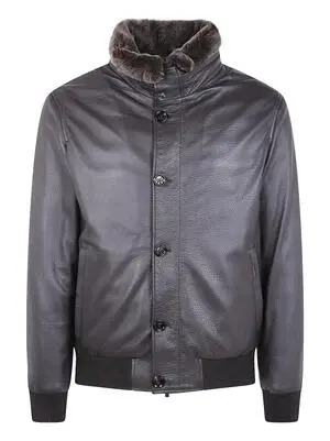 MOORER Jacket Brown