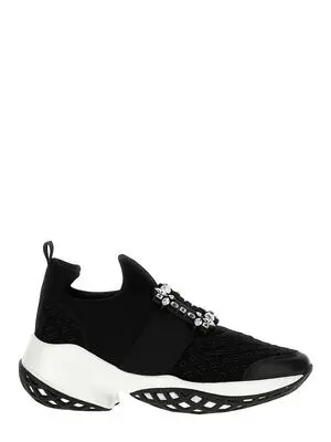ROGER VIVIER Roger Vivier Embellished Sneakers Black