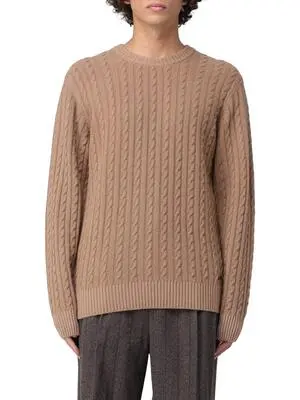 BROOKSFIELD Crew Neck Pullover Brown