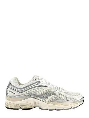 Saucony Progrid Omni 9 Woven Trainers White Silver