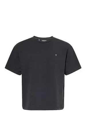 GALLERY DEPT. Micro Logo Cotton-jersey T-shirt - Washed Black