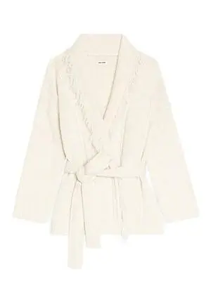 Zadig&Voltaire Wool And Cashmere-blend Belted Coat - Ecru