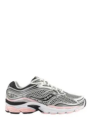 Saucony Progrid Omni 9 Woven Trainers Silver Pink