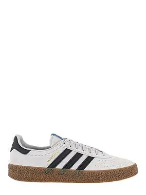 Adidas Leather Trainers - Grey Black Gum