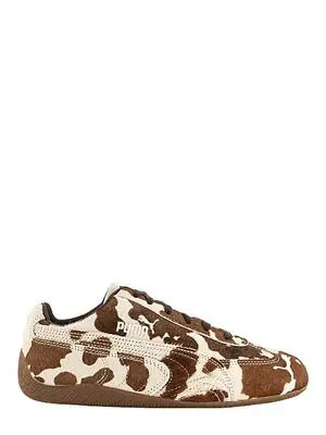 PUMA Speedcat Og Pony Hair Effect Trainers - Cow Print Brown