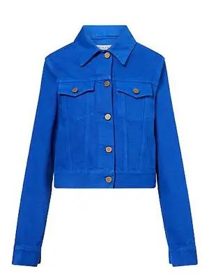Gabriela Hearst Bronte Denim Jacket - Cobalt