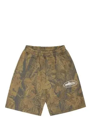 CORTEIZ Island Puff Print Sweatshort - Green