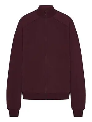 NIKESKIMS Matte Tricot Oversized Track Jacket - Red