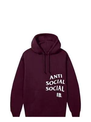 ANTI SOCIAL SOCIAL CLUB Cut Off Logo Hoodie - Red