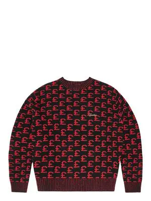 CORTEIZ Gbp Jacquard Knit Sweater - Black