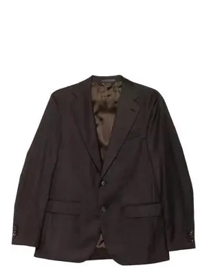 Caruso Single-breasted Suit - Brown