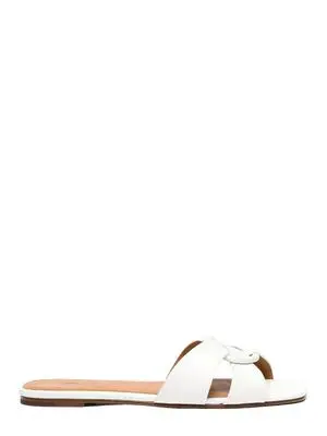 Ralph Lauren Leather Sandals - White