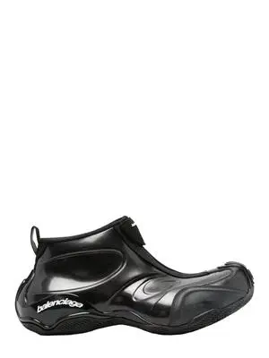 Balenciaga Basketball Zipper Sneakers - Black