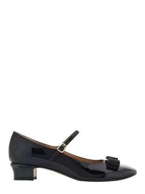 FERRAGAMO 30mm Vara Bow-detail Mary Jane Pumps - Black