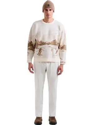 Rudsak Knit Crewneck Sweater - Natural