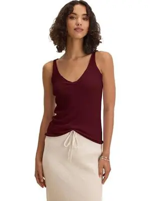 Velvet By Graham & Spencer Kim Tank Top - Natural
