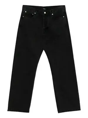 Jacquemus Five-pocket Straight Leg Jeans - Black