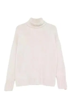 Iris Von Arnim Roll-neck Ribbed Sweater - Neutrals