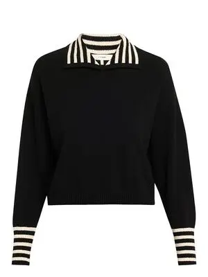 FRAME The Sailor Pullover Sweater - Black Multi