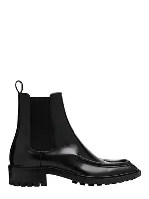 Saint Laurent Joe Smooth Leather Chelsea Boots - Black