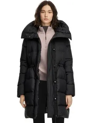 Canada Goose Montgomery Coat With Tonal Label - Black