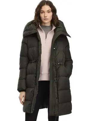 Canada Goose Montgomery Coat With Tonal Label - Volcano