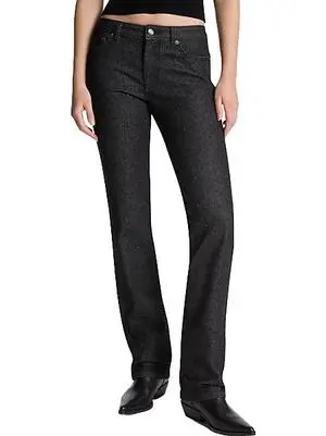 Michael Kors Studded Stretch Cigarette Jeans - Black