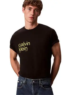 Calvin Klein Circle Graphic Relaxed T-shirt - Black
