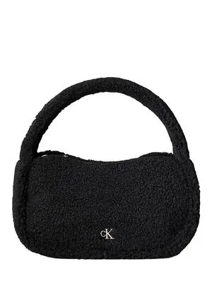 Calvin Klein Sherpa Shoulder Bag - Black