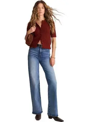 Madewell The Wide-leg Jean - Fairlawn Wash