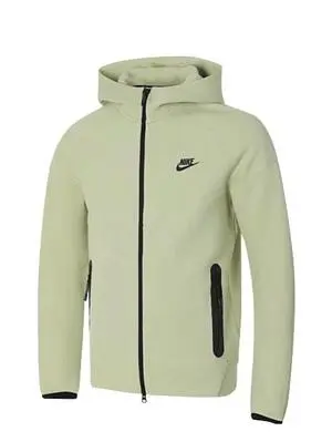 Nike Tech Fleece Full-zip Windrunner Sweatshirt - Yellow/green