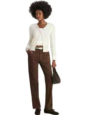 Madewell Tall Utility Straight-leg Trousers - Roasted Chicory